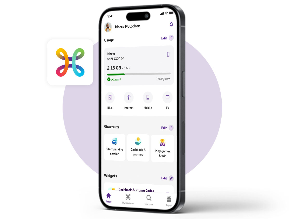 Make your daily life easier with the Proximus+ app | Proximus